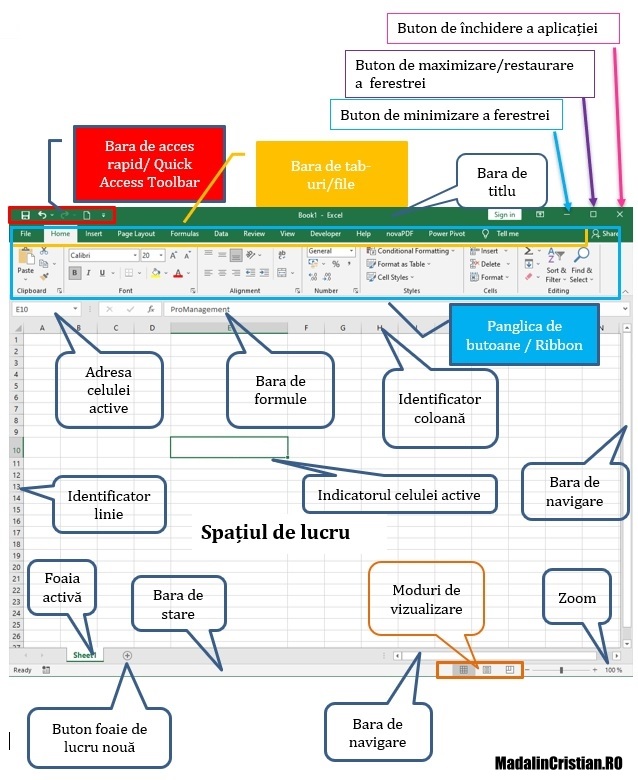 MS Excel UI - MadalinCristian.RO