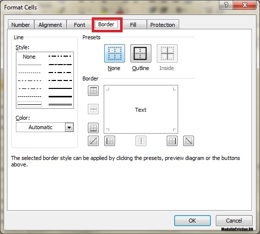 Operații cu foi de calcul Microsoft Excel - MadalinCristian.RO