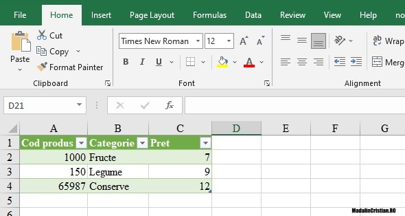 MS Excel Import Data to Excel - MadalinCristian.RO MS Excel Import Data to Excel - MadalinCristian.RO